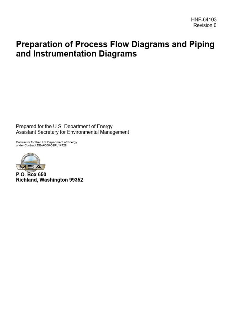Preparation of Process Flow Diagrams, Piping | Download Free PDF | Pump ...