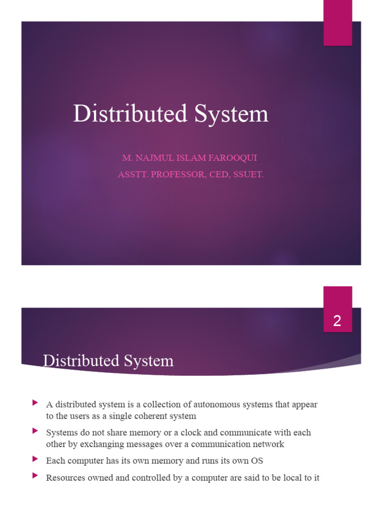 Distributed Systems | PDF | Process (Computing) | Distributed Computing Distributed Systems | PDF | Process (Computing) | Distributed Computing