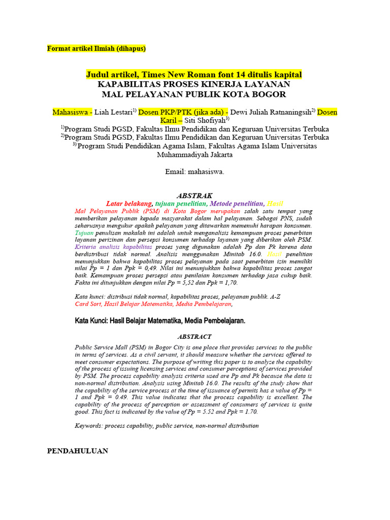 02c - KB2 - Contoh Artikel Ilmiah | PDF