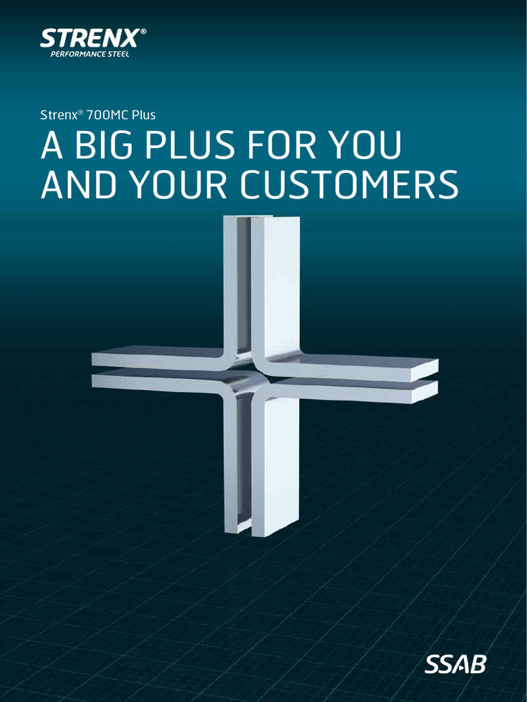 Strenx 700 MC Plus Brochure A4 Version 2 Low | PDF | Construction | Welding