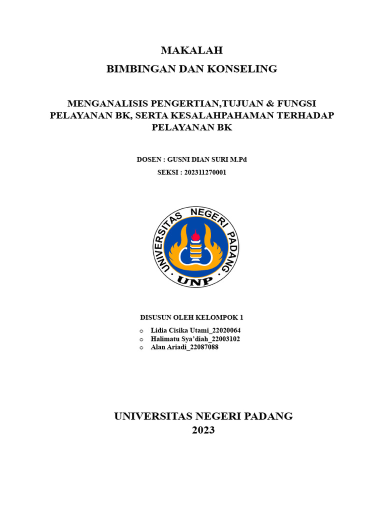 Makalah BK | PDF