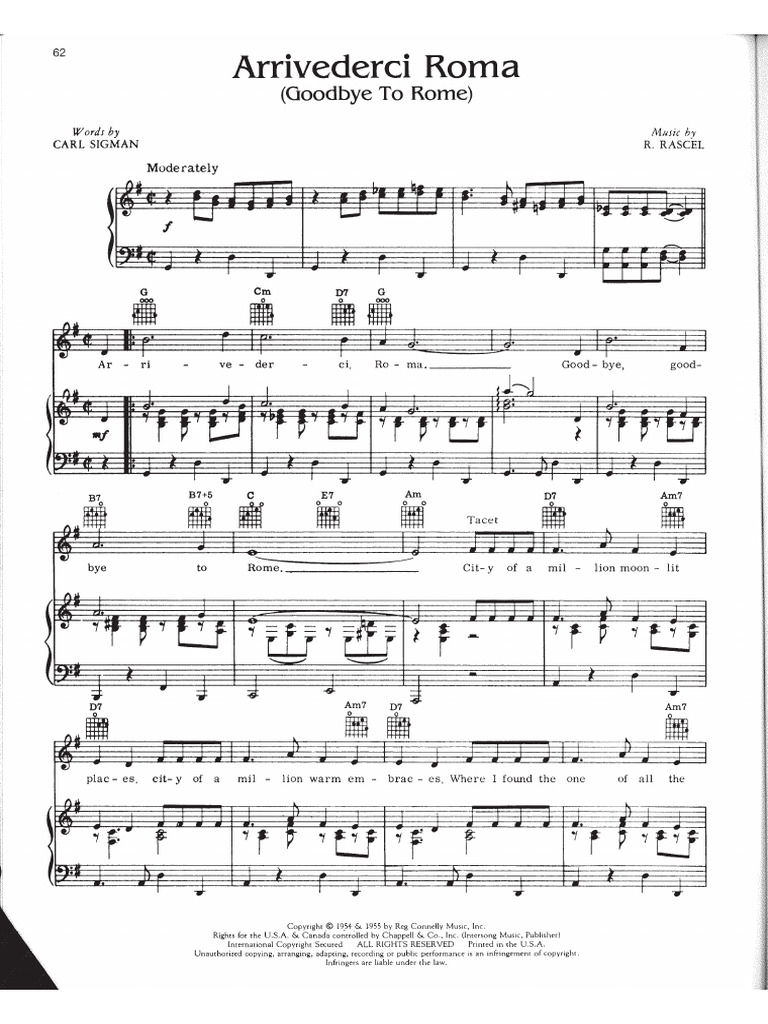 Arrivederci Roma | PDF