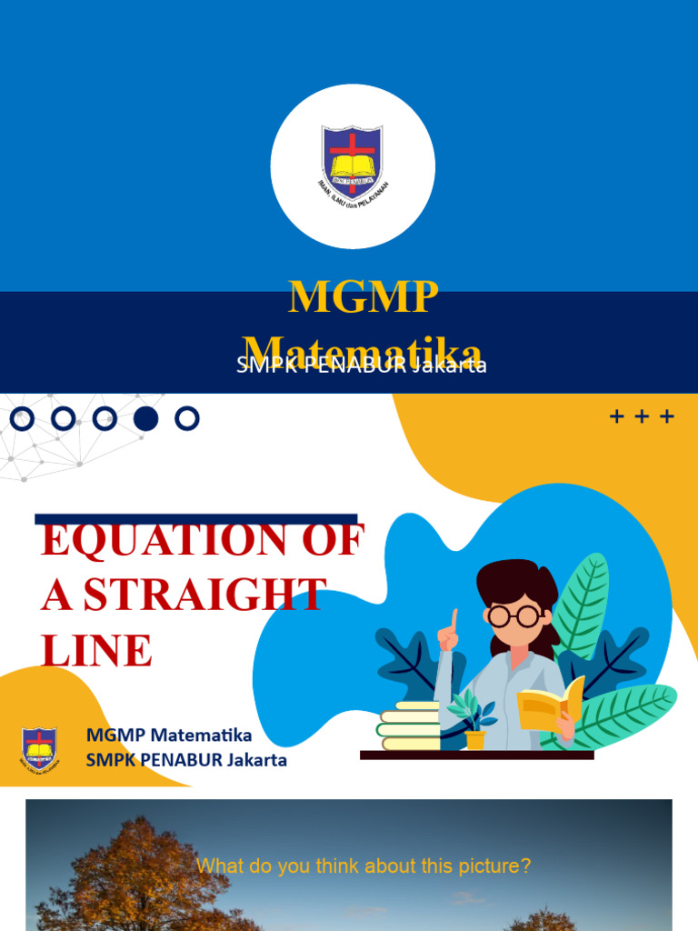 Equation of Straight Line Part 1 | PDF | Equations | Gradient