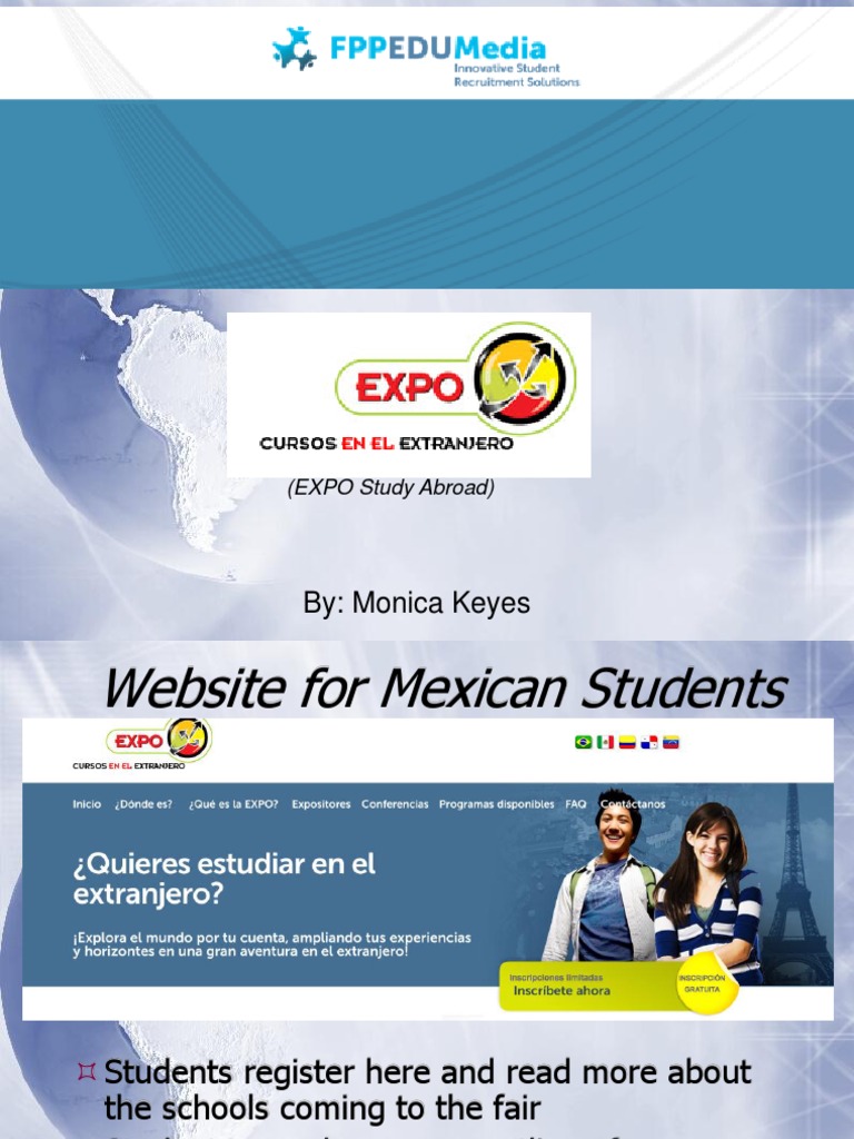 Study Abroad Expo for Mexican Students | PDF
