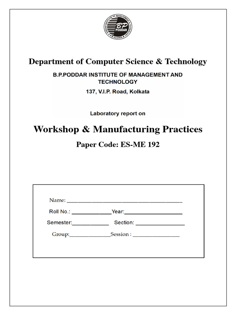 Lab Manual Workshop-Cse 2023-24 Odd Sem | PDF | Fuse (Electrical) | Rectifier