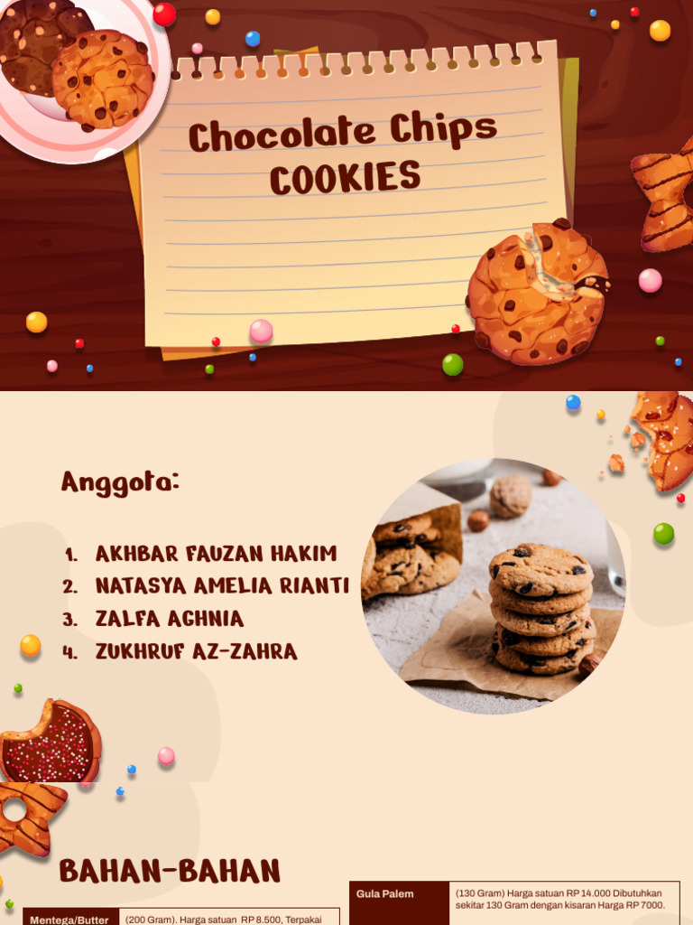 Presentasi Pembuatan Cookies | PDF