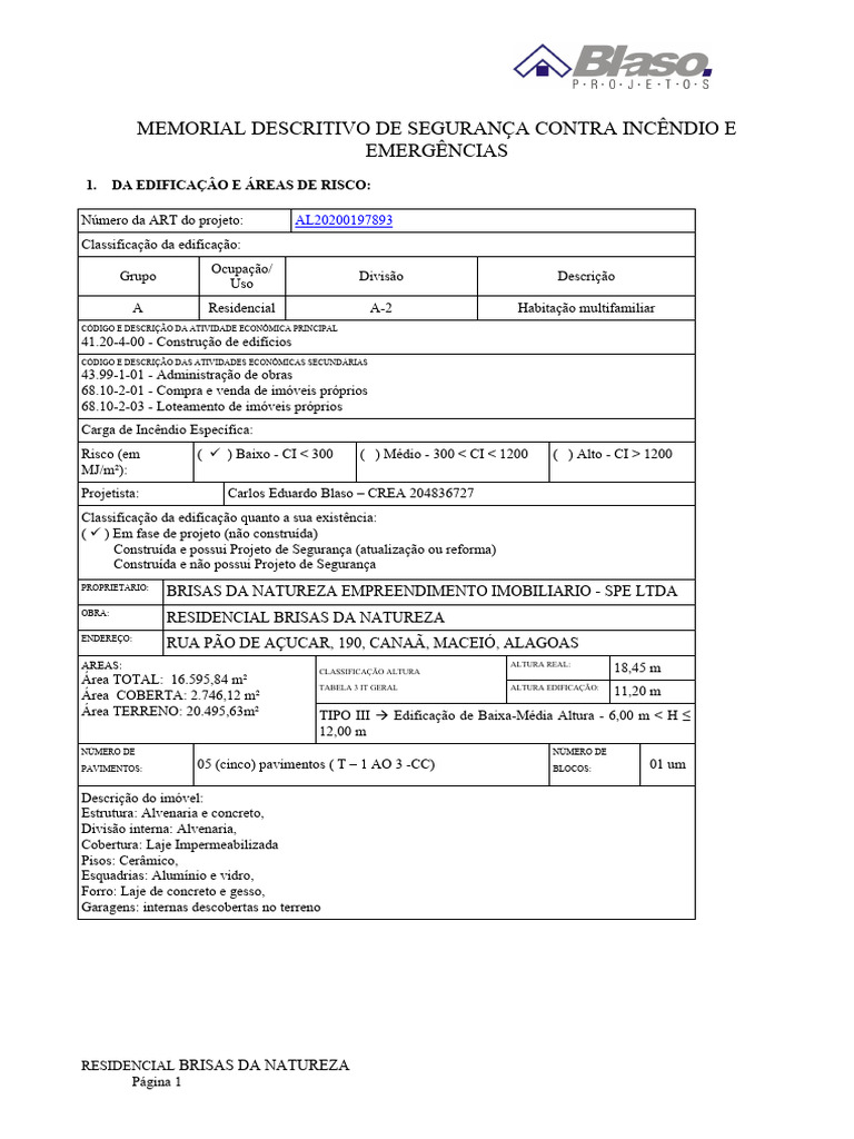 Brisas Da Natureza Memo - Inc Apcb | PDF | Tecnologia e Engenharia