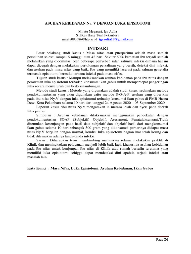 Acahya,+4 +MIRATU+-+EPISIOTOMI | PDF