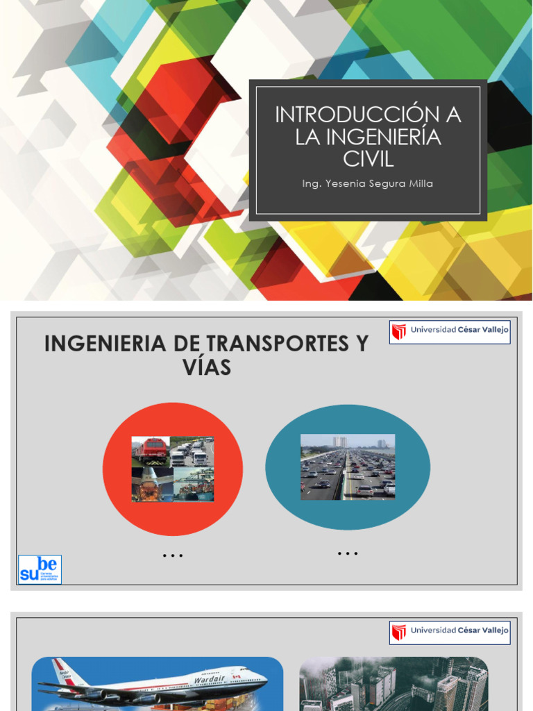 Sesión 10 Introduccion Ing Civil | PDF | Transporte | La carretera