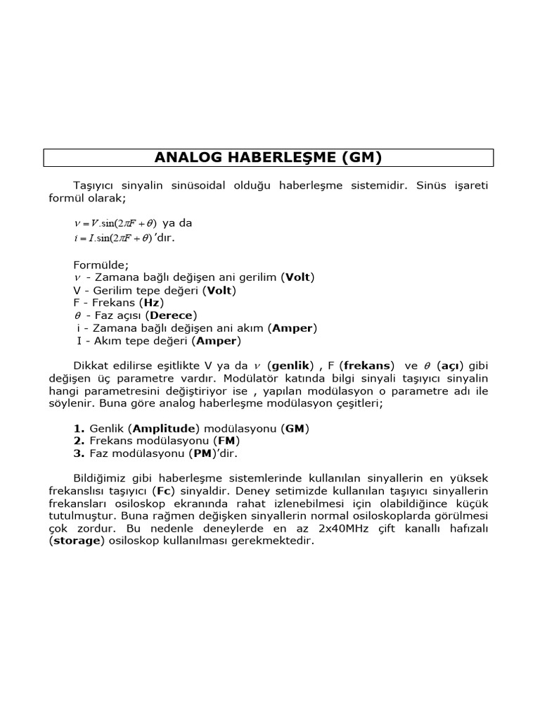 3 - Deney Föyleri | PDF