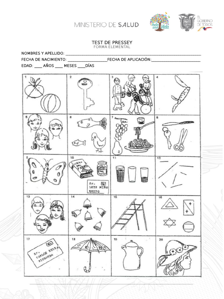 Test de Pressey | PDF