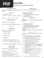 Examen blanc math 2 bac PC 2025 | PDF | Mathématiques | Analyse ...
