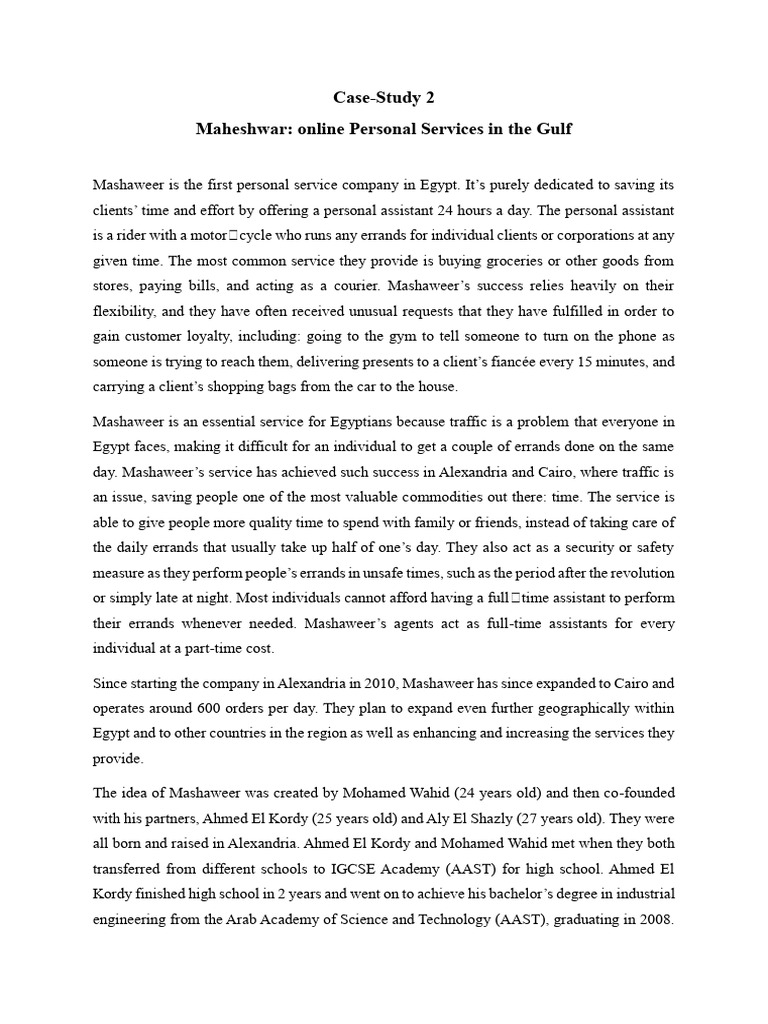 Case - Study 2 | PDF | Personal Digital Assistant | Call Centre