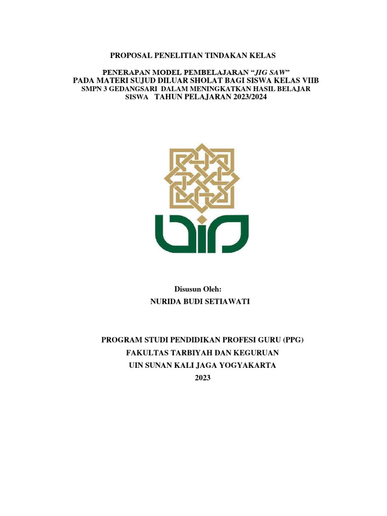 Proposall PTK Nurida | PDF