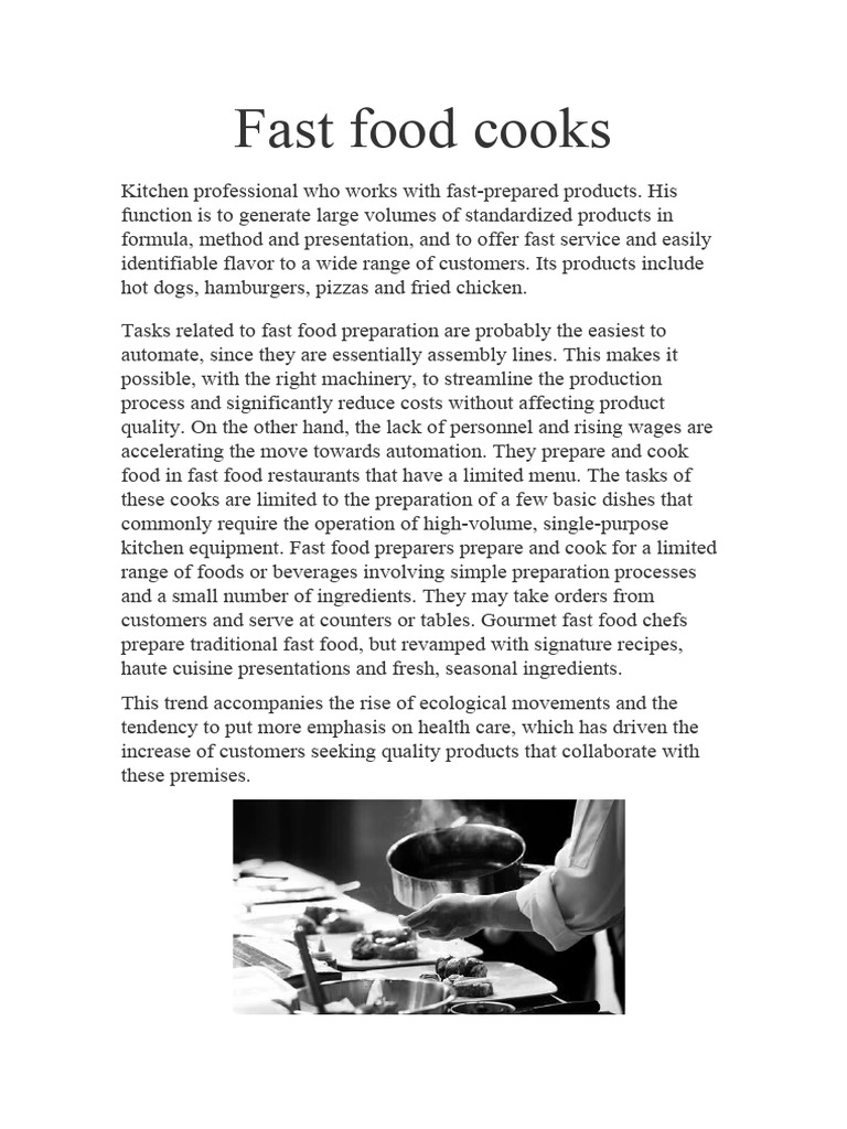 Comida Rápida Ingles Pdf