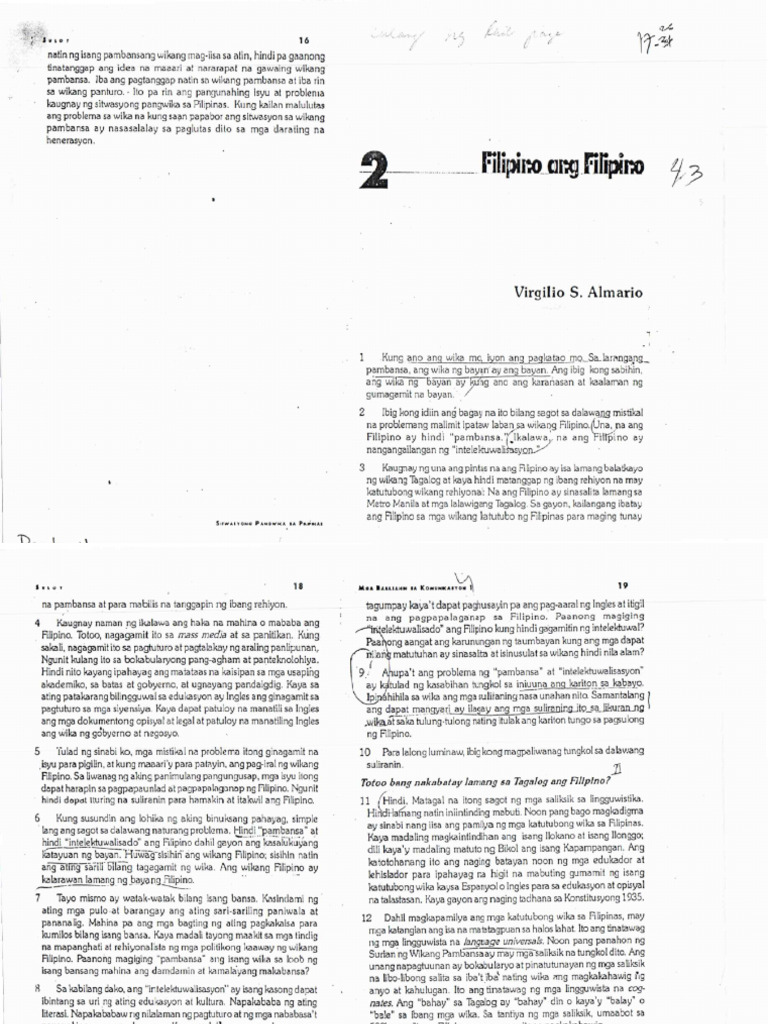 Filipino Ang Filipino - Rotated | PDF