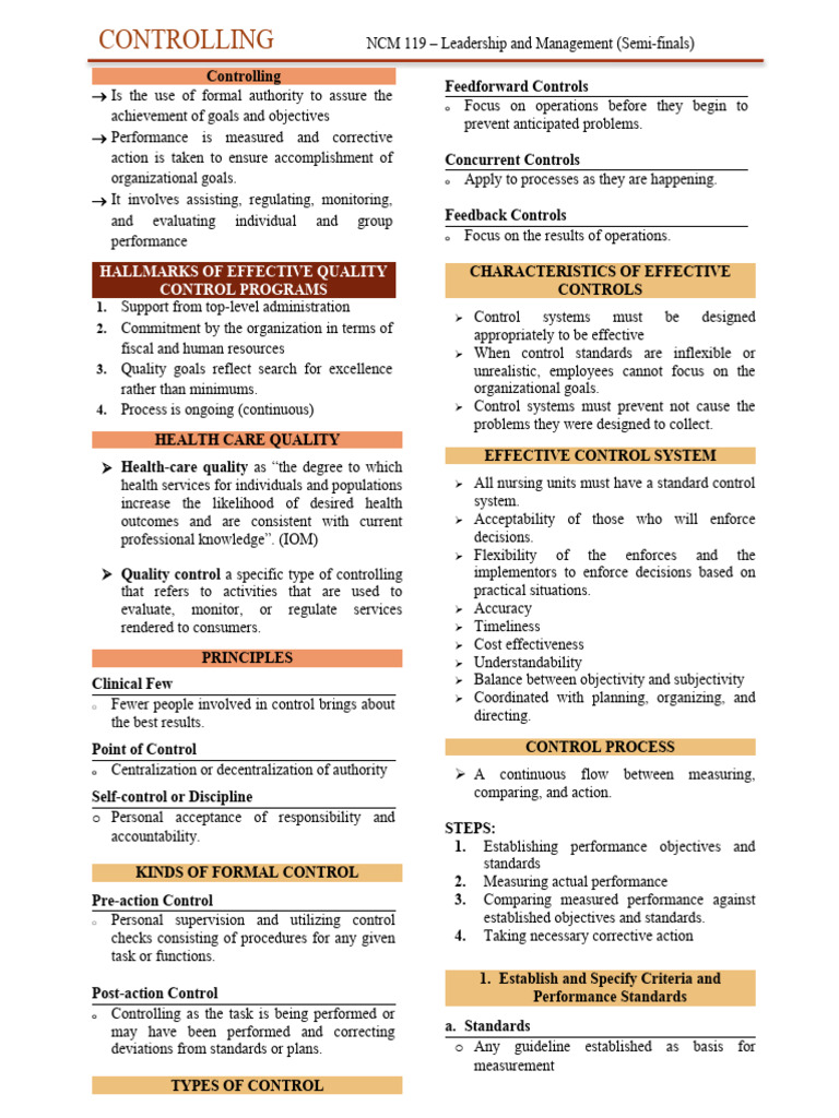 Controlling Pdf Performance Appraisal Nursing
