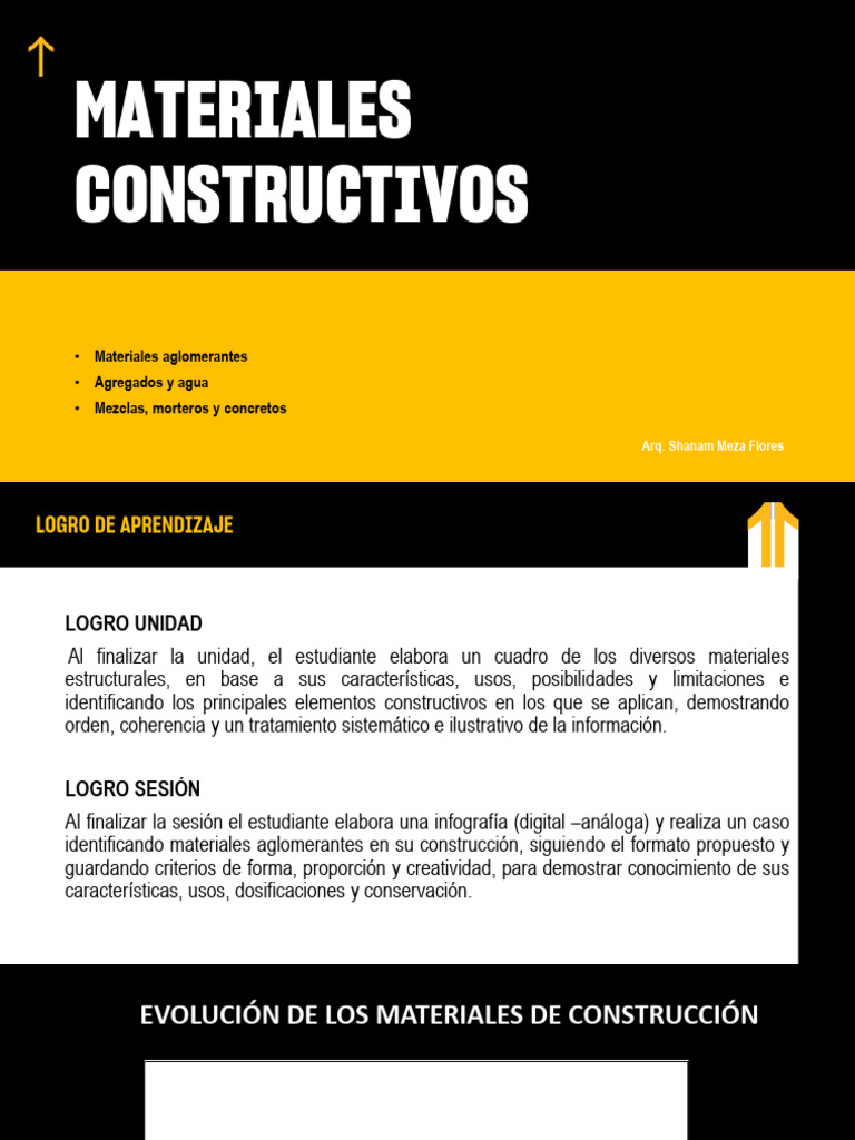 Clase 2 - Materiales Aglomerantes | PDF | Hormigón | Cemento