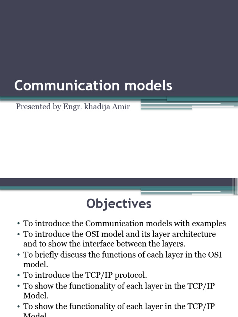 Communication Models | PDF