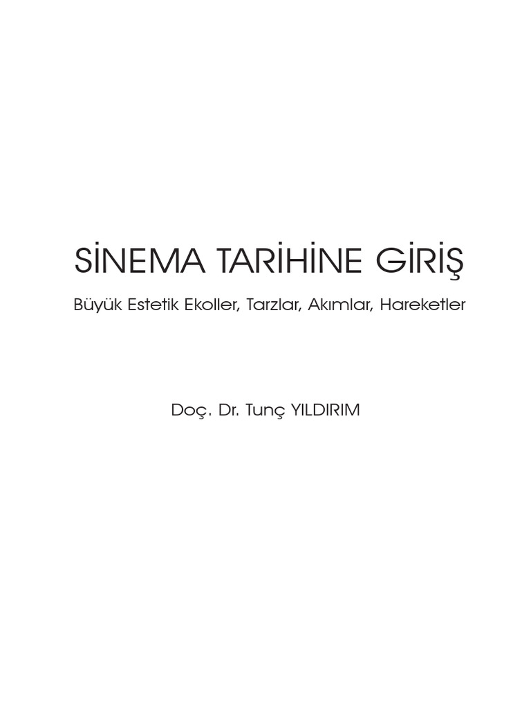 Sinema Tarihine Giriş | PDF