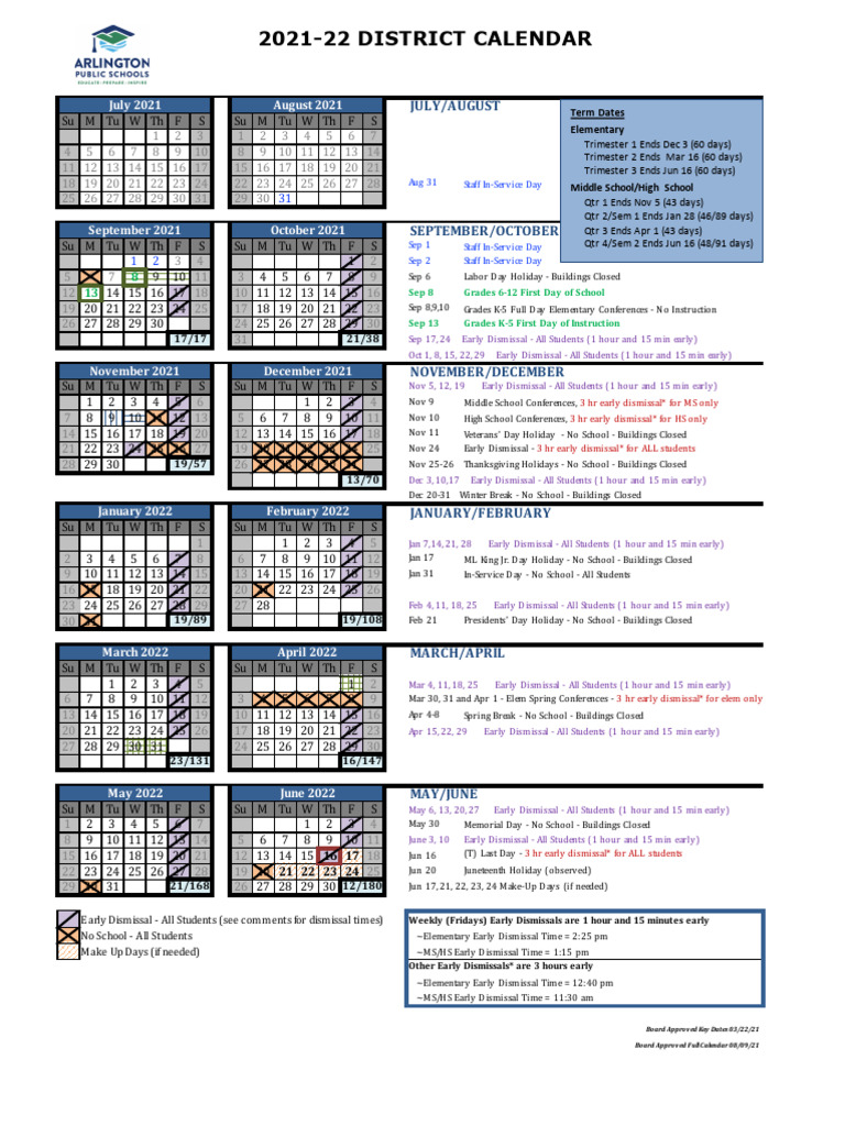 21 22 ENGLISH Calendar | PDF | Academic Term | Festival