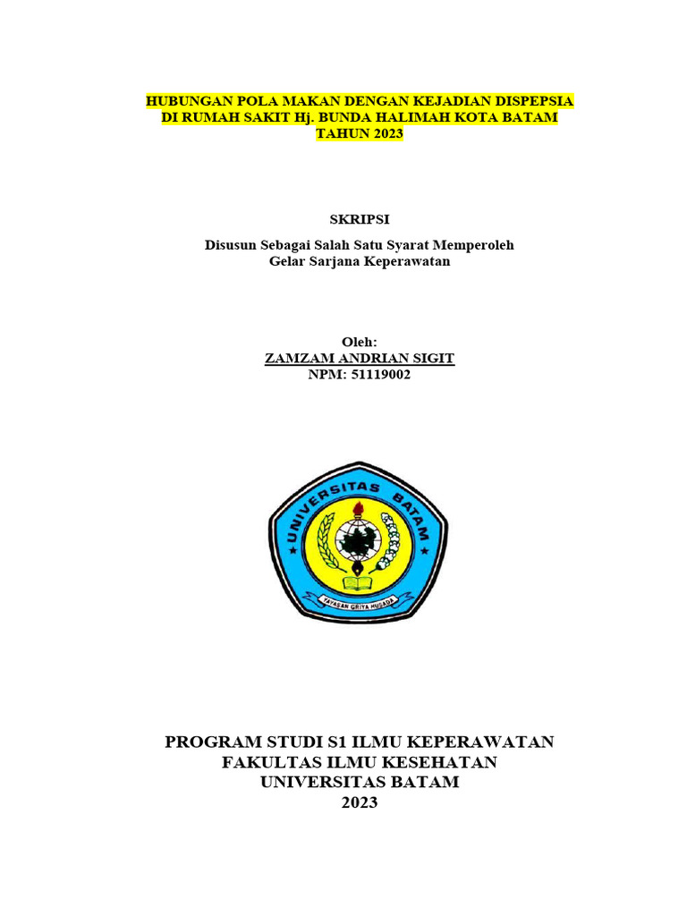 Bismillah S1 Sah Zamzam As | PDF | Pengembangan Diri | Sains & Matematika