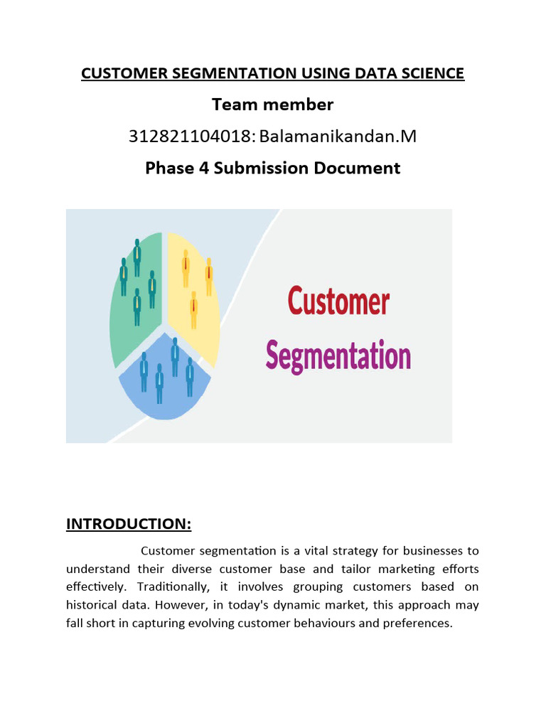 ADS Phase4 | PDF | Cluster Analysis | Market Segmentation