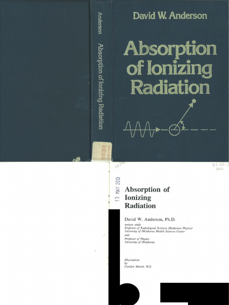 (Medicine and Human Services) David W. Anderson - Absorption of ...