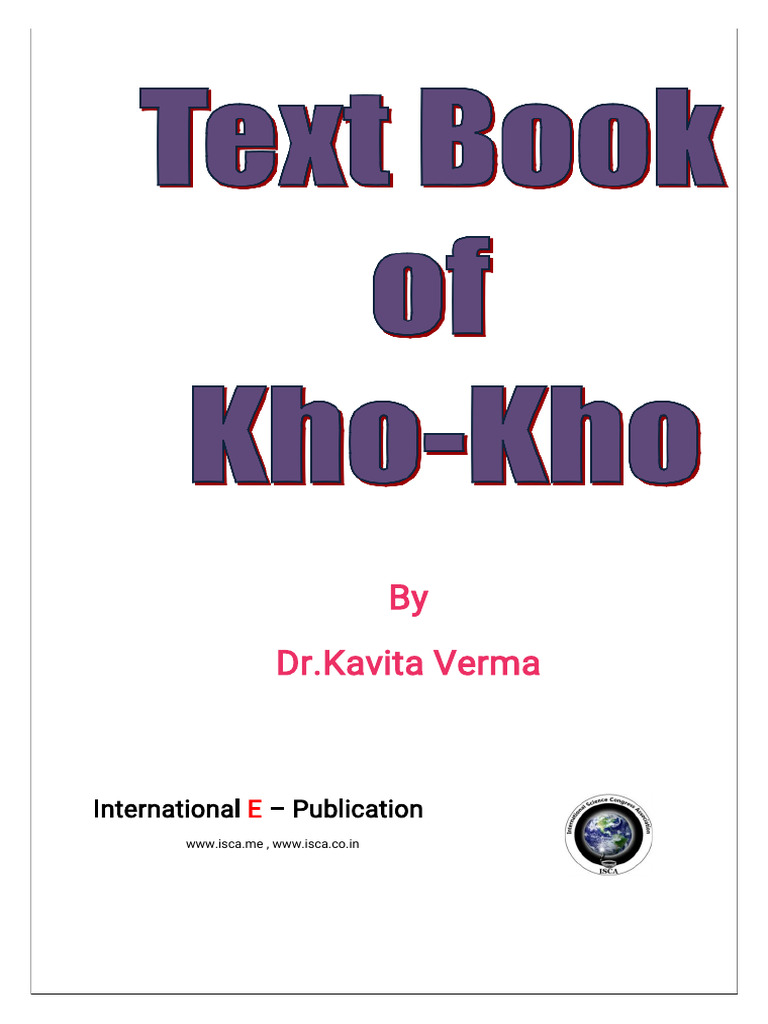 Kho Kho Book | PDF | Sports