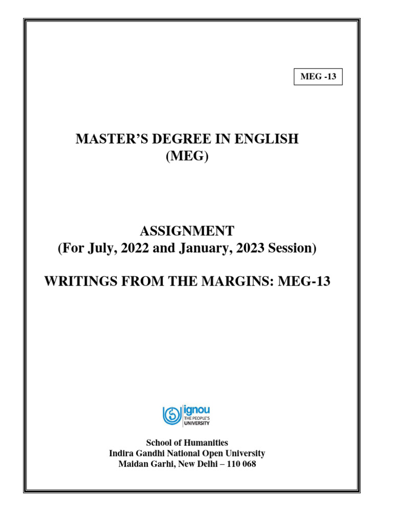 Meg 13 | PDF | Question