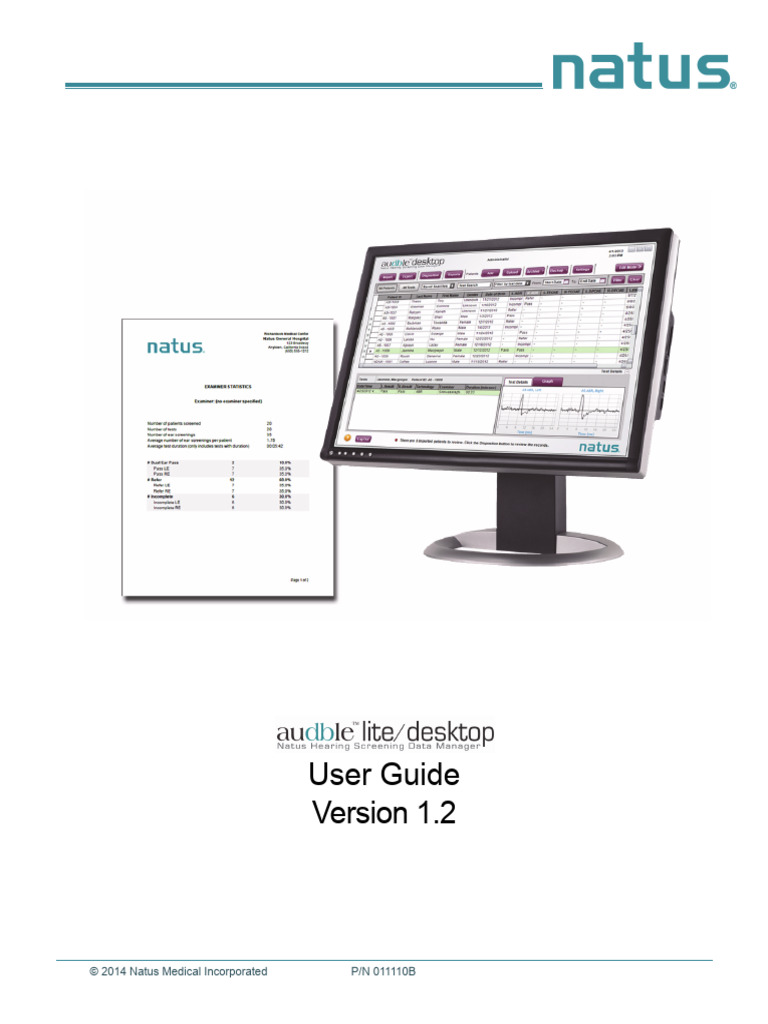 Natus Echo Screen 3 Audble User Guide | PDF | Installation (Computer ...