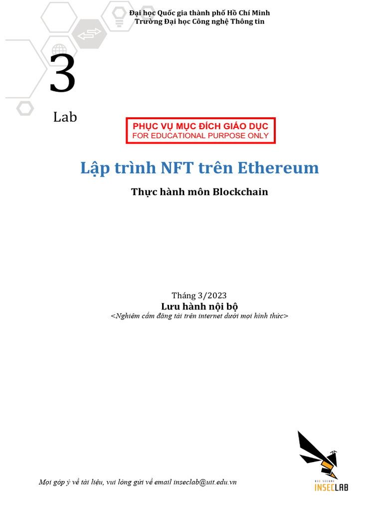 Lab3 Lập trình NFT | PDF