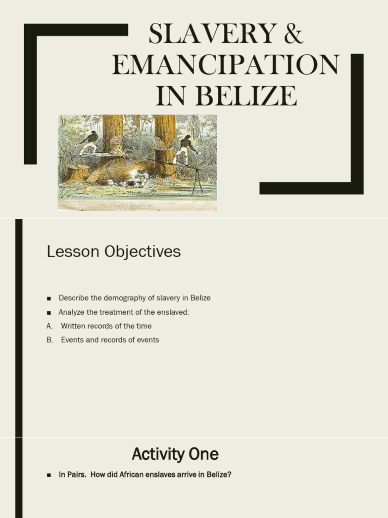 Slavery and Emancipation in Bze | PDF | Slavery | Abolitionism