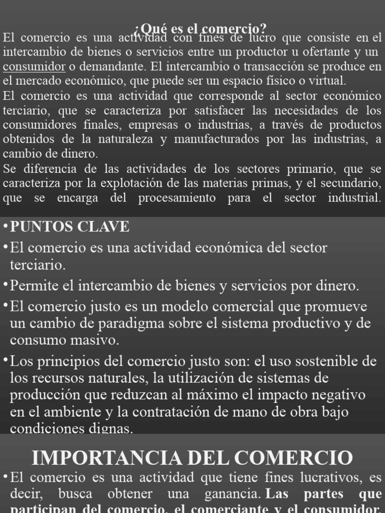 Qué Es El Comercio | PDF | Comercio | Los consumidores