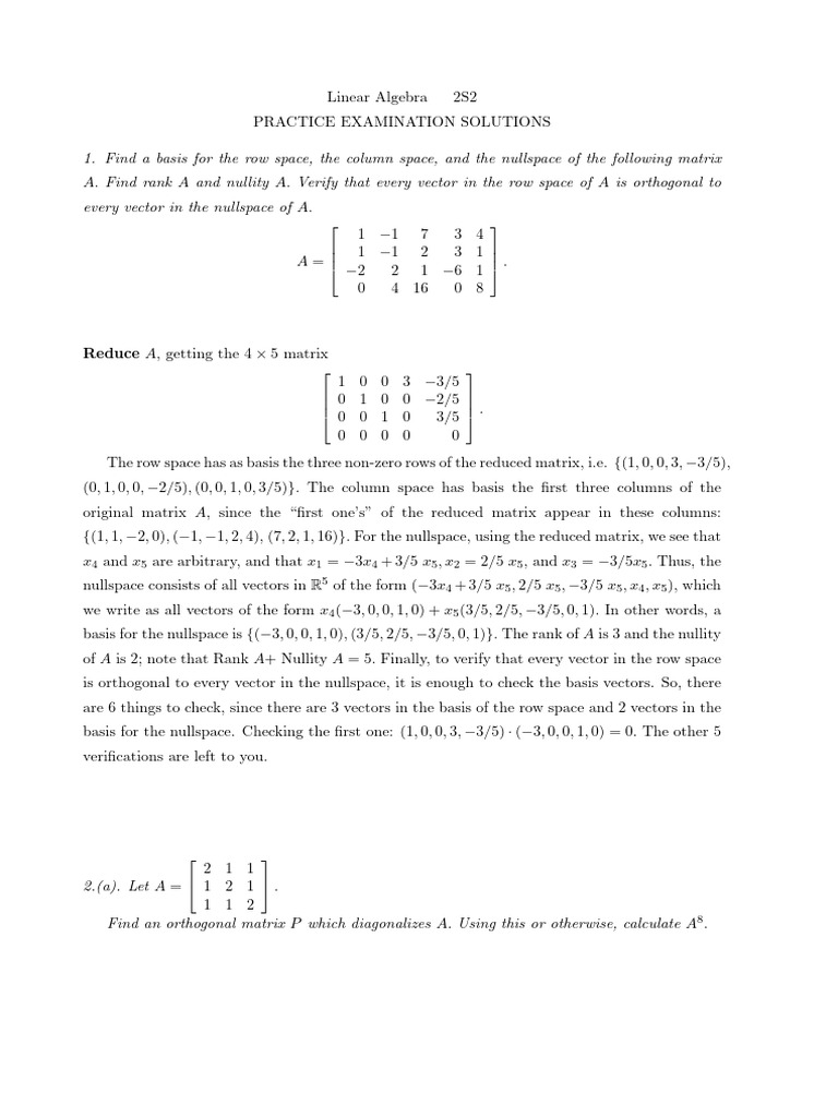 Lin Test Solutions | PDF