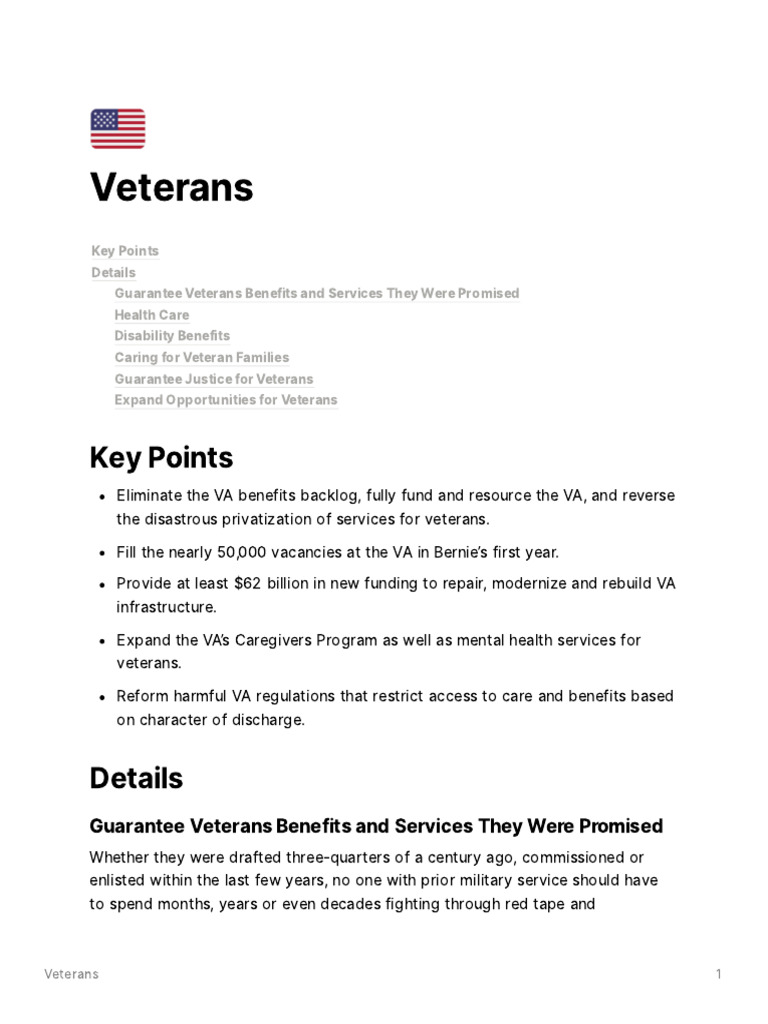 Veterans | PDF | United States Department Of Veterans Affairs | Veteran