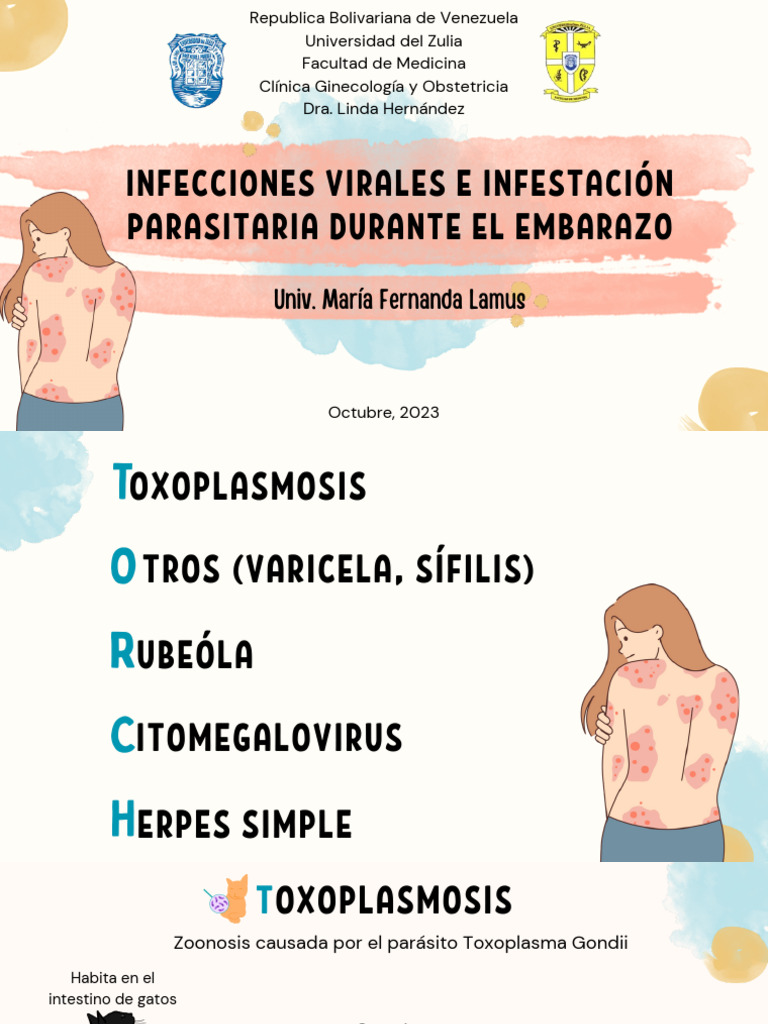 Infecciones Virales e Infestación Parasitaria Durante El Embarazo ...