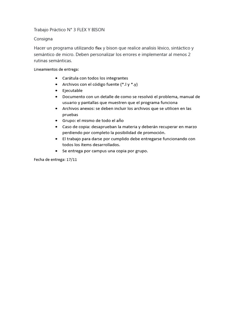 TP3 Flexybison | PDF