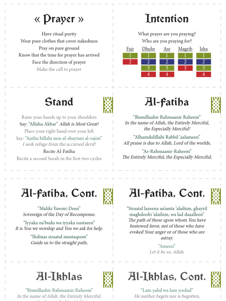 Muslim Prayer Guide | PDF | Quran | Islam