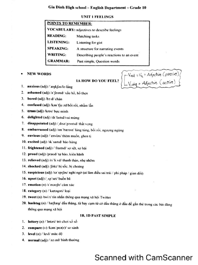 Unit 1 English | PDF