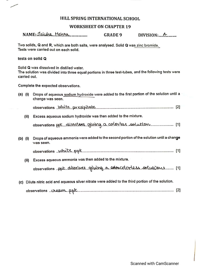 Chem Investigation Periodic Table | PDF