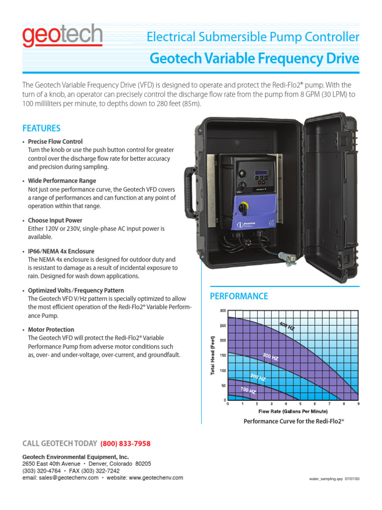 Geotech VFD | PDF