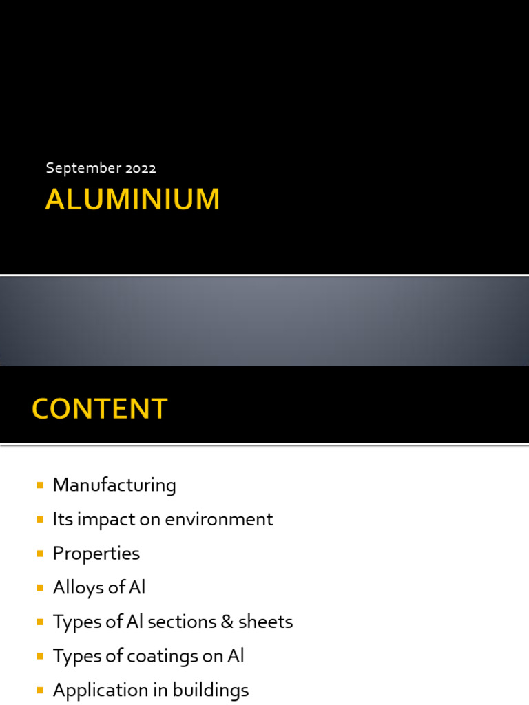 Aluminum Extraction and Applications | PDF