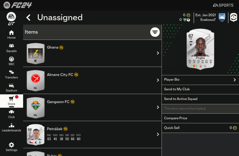 FC Ultimate Team Web App - EA SPORTS Official Site | PDF