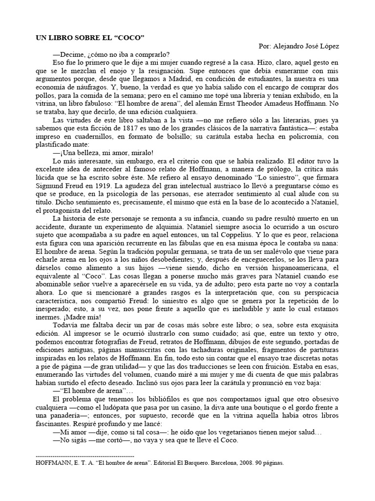 Un Libro Sobre El Coco | PDF