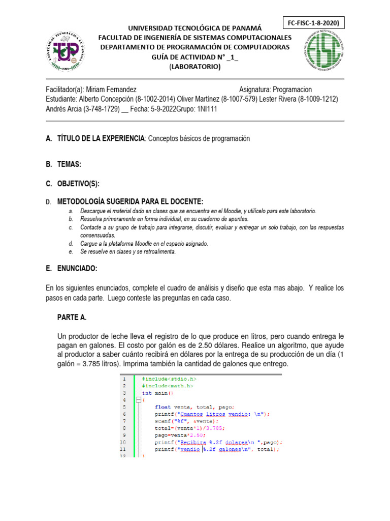 Laboratorio 4 PROG | PDF | Moodle | Ingeniería de Sistemas