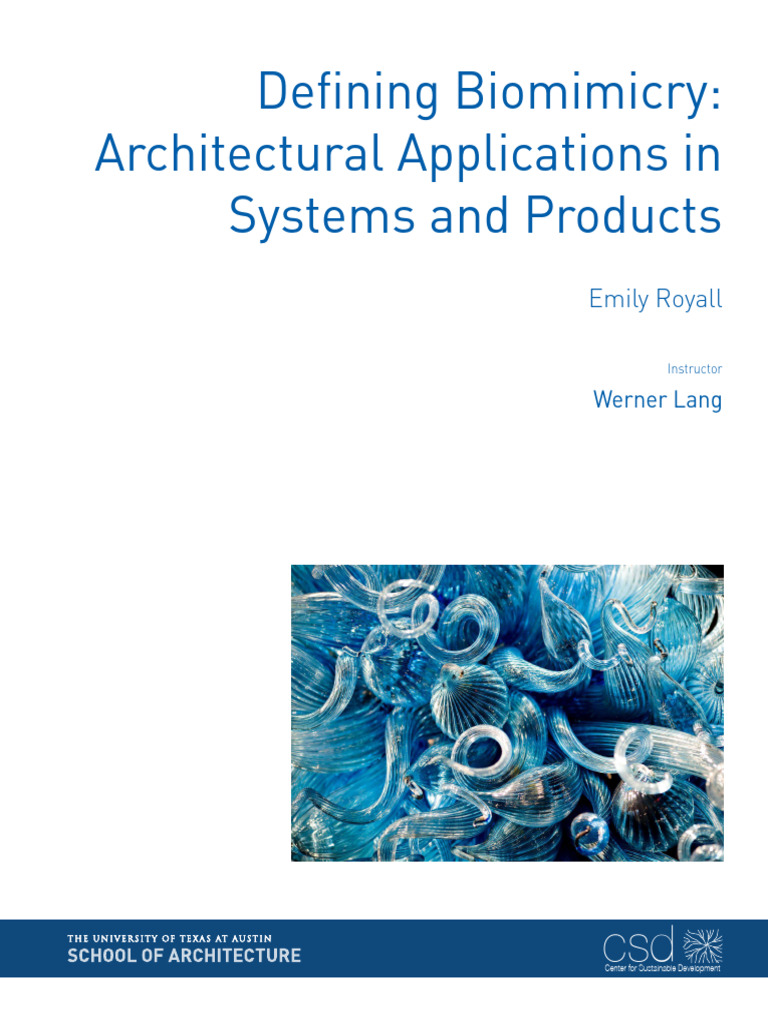 Defining Biomimicry: Architectural Applications in Systems and Products | PDF | Photovoltaics ...