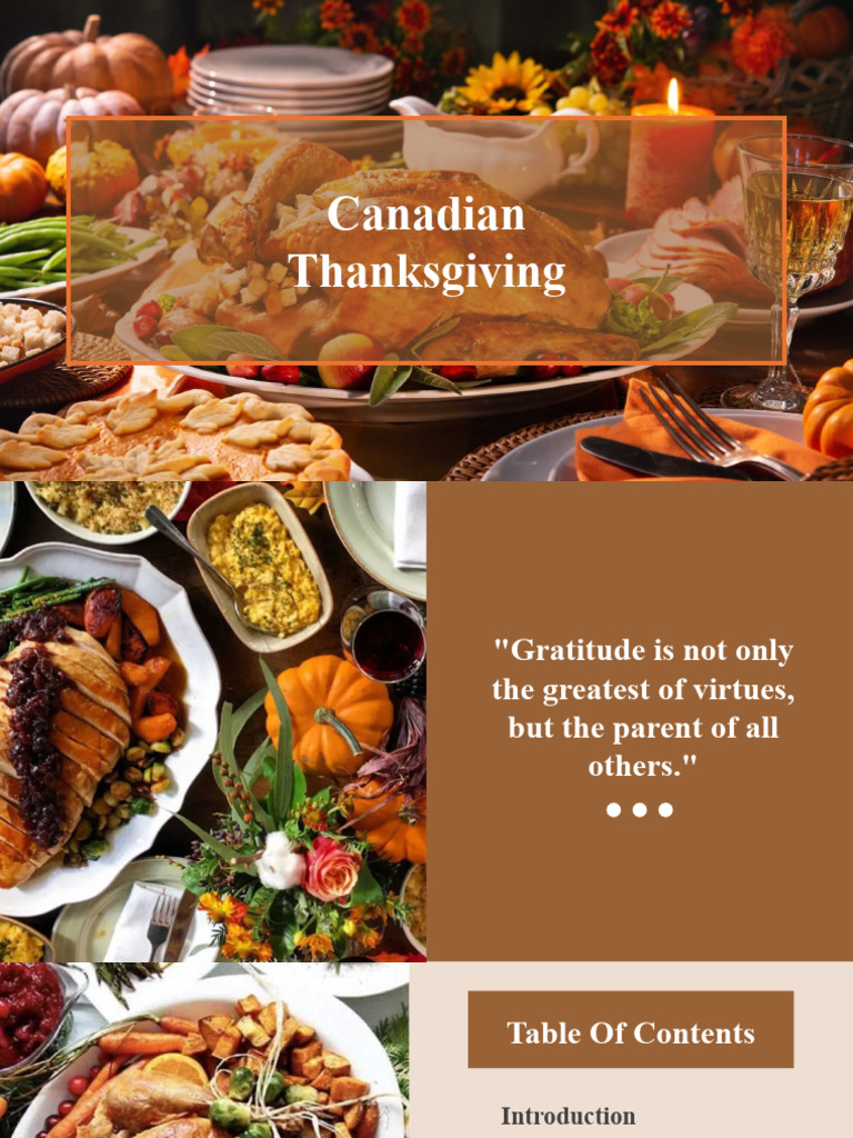 SlideEgg - 500029-Canadian Thanksgiving | Download Free PDF | Cuisine ...