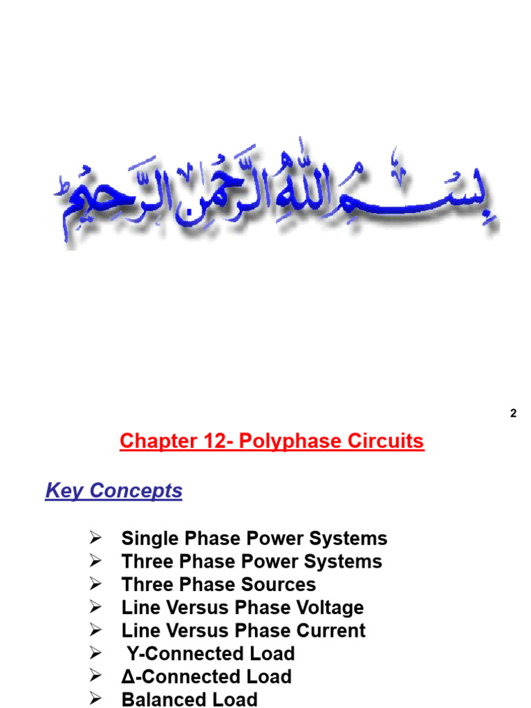 Chapter 12 - Polyphase Circuits | PDF | Science & Mathematics