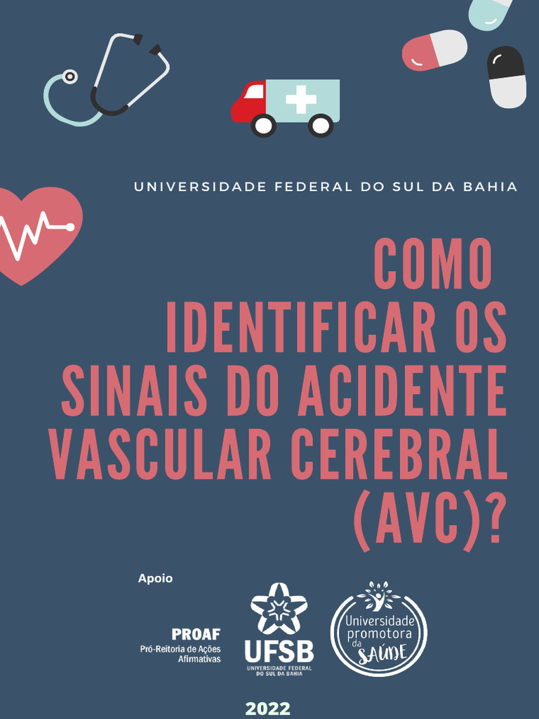 Cartilha Do Avc Revisada 1 | PDF | AVC | Medicina Clínica